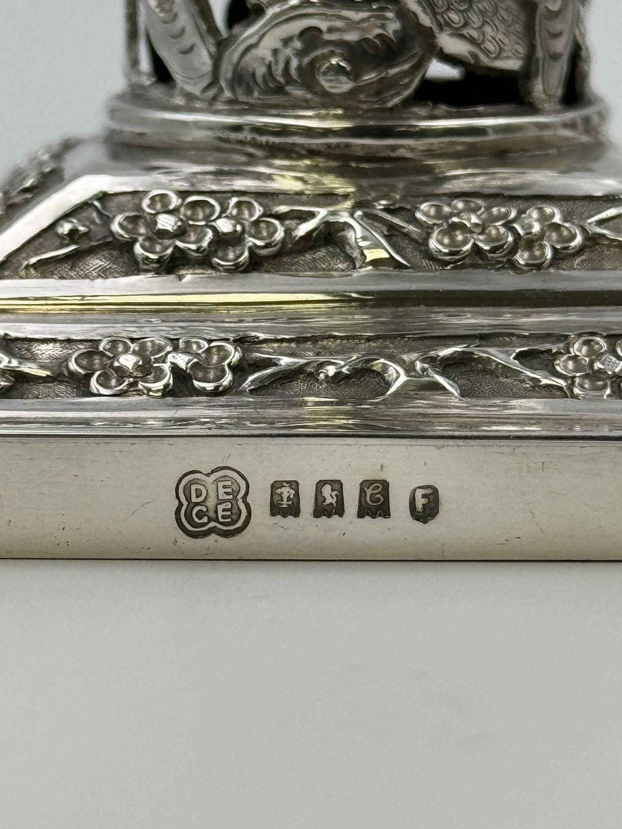 Set of 4 Chinese Export Silver Candlesticks - S&J Stodel